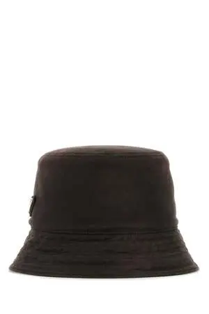 Prada Cotton Bucket Hat - Brown