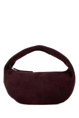 Khaite Suede Shoulder Handbag, 26 X 16 X 12 Cm - Purple