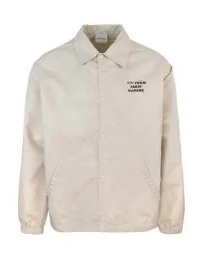 Drole De Monsieur Minimalist Mini Coat - Mastic
