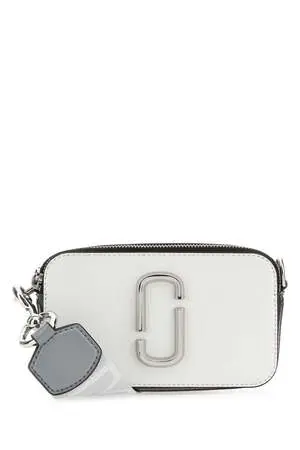 Marc Jacobs Snapshot Leather Crossbody Handbag With Adjustable Shoulder Strap - Multicoloured
