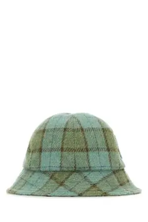 Helen Kaminski Embroidered Wool-blend Bucket Hat - Checked