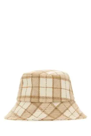 Helen Kaminski Embroidered Wool-blend Clarion Bucket Hat - Checked