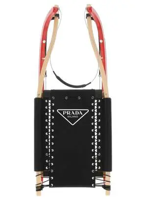 Prada Wood Toboggan Beanie - Multicoloured