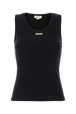 Alexander McQueen Stretch Cotton Tank Top
