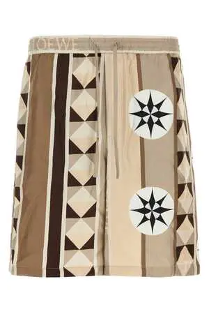 Loewe Silk Bermuda Shorts - Printed