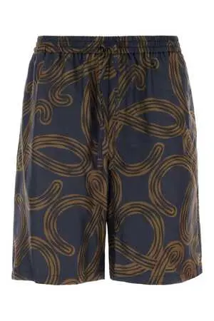 Loewe LOEWE PAULA'S IBIZA Printed Silk Bermuda Shorts Printed