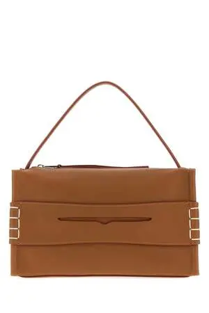 JW Anderson J. W. Anderson Loafers Mini Handbag In Bovine Leather - Camel