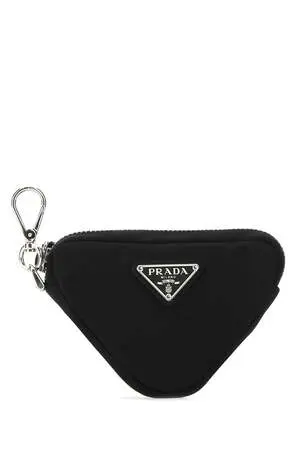Prada Practical Nylon Trick Key Chain With Key Ring