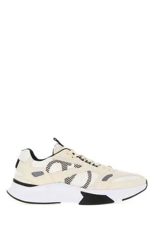 Valentino Garavani Valentino Garavani Suede And Mesh Demivee Sneaker Multicoloured