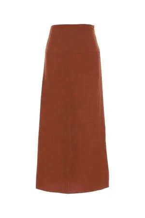 Le Kasha Linen Maxi Skirt