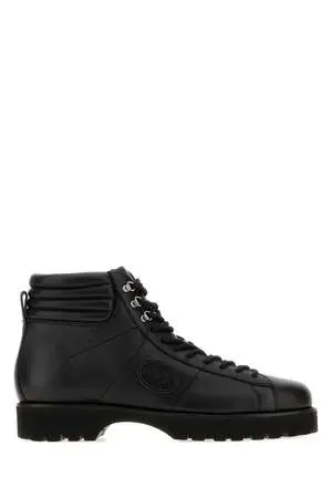 Valentino Garavani Leather Vlogo Signature Lace-up Ankle Boots