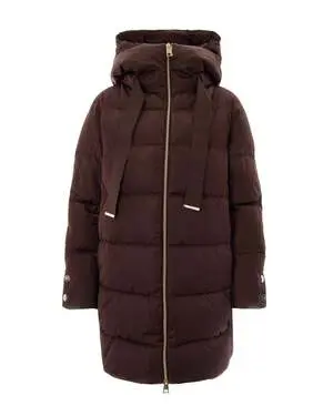Herno Long Hooded Puffer Coat - Fondente