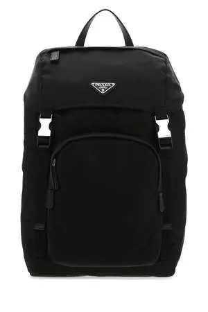 Prada Re-nylon Backpack 26.5 Cm X 35 Cm X 15 Cm For - Black