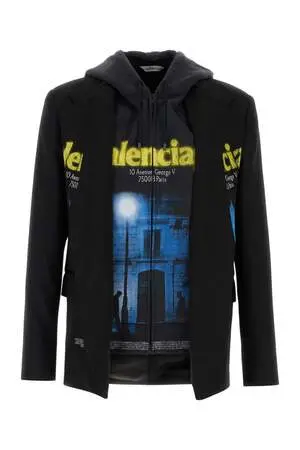 Balenciaga Tailored Wool Blazer - Black