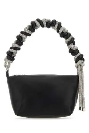 Kara Mini Nappa Leather Handbag - Black