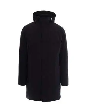 Herno Hooded Long Coat - Blu Chiaro