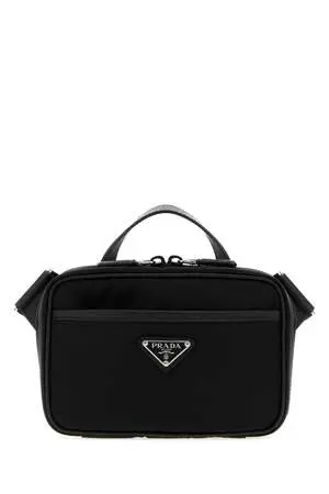 Prada Re-nylon Crossbody Handbag - Black