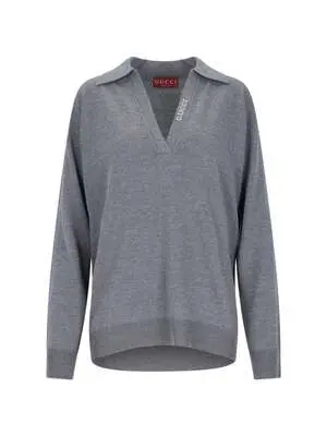 Gucci 100% Wool Sweater - Grey