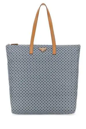 Prada Re-nylon Shopping Handbag 46 Cm Width, 41 Cm Height, 16 Cm Depth - Printed