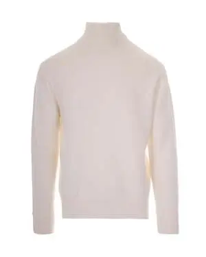 PAOLO PECORA Ribbed Wool Turtleneck Sweater