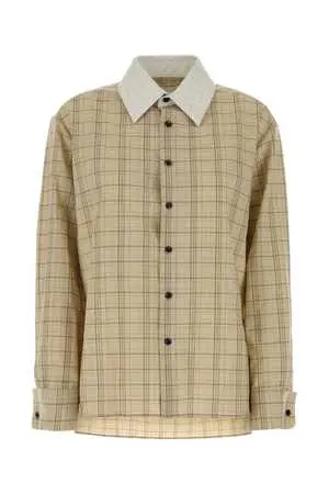 Bottega Veneta Embroidered Wool Shirt
