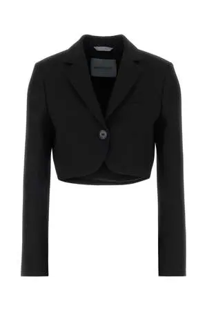 Balenciaga Virgin Wool Blazer - Black