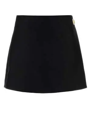 Balenciaga Wool-blend Pant-skirt For - Black