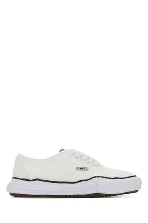 Mihara Yasuhiro Canvas Baker Sneakers - White