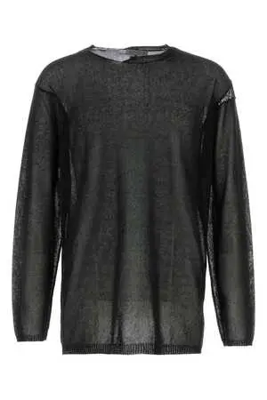 Yohji Yamamoto Long Sleeve Crew Neck Sweater
