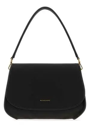 Michael Kors Michael Leather Holmes Shoulder Handbag - Black