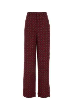 Moschino Silk Pants For - Printed