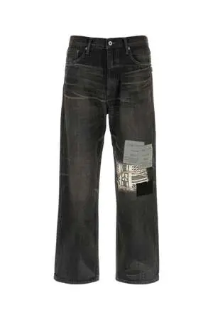 Yohji Yamamoto Denim Jeans For - Black