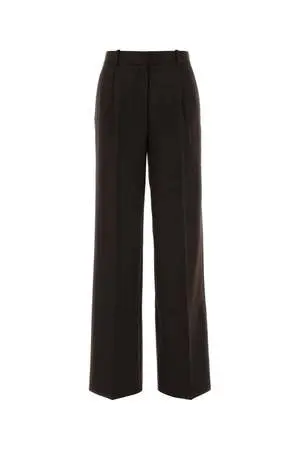 ANINE BING Polyester-wool Blend Palazzo Pants