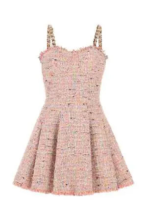 Balmain No-multicolored Tweed Mini Dress For - Multicoloured