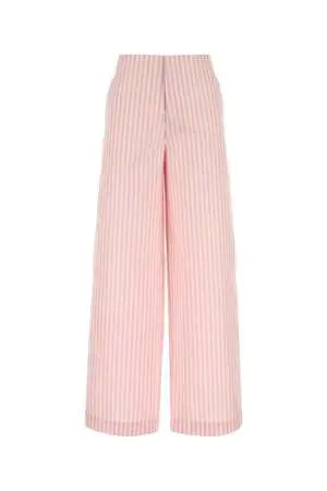 Philosophy Di Lorenzo Serafini Embroidered Poplin Pant - Stripped