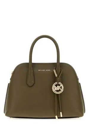 Michael Kors Freddie Mini Leather Handbag With Gold Hardware - Green