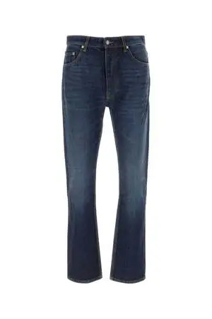 Palm Angels Logo Denim Jeans - Blue