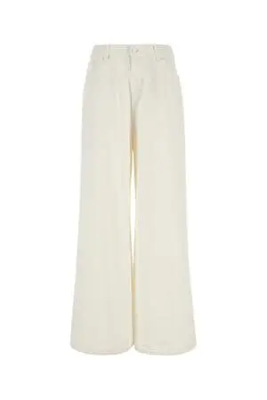 LOIS Paloma Wide-leg Denim Pants - White