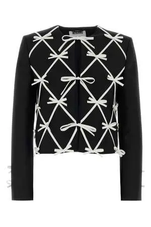 Moschino Tailored Wool Blazer - Black