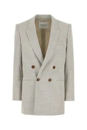 Philosophy Di Lorenzo Serafini Double-breasted Stretch Wool Blend Blazer