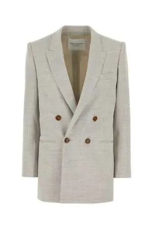 Philosophy Di Lorenzo Serafini Double-breasted Stretch Wool Blend Blazer - Grey