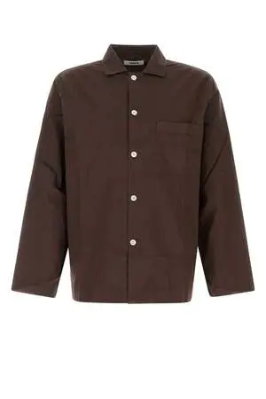 TEKLA Poplin Shirt - Brown