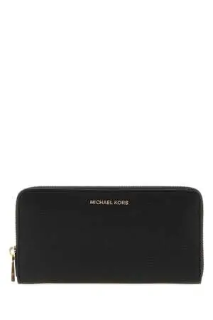 Michael Kors Jet Set Leather Wallet - Black