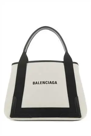 Balenciaga Canvas Handbag 31 X 24 X 18 Cm With Silver-tone Hardware - Multicoloured