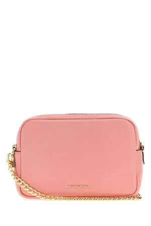 Michael Kors Medium Bryant Leather Shoulder Handbag - Pink