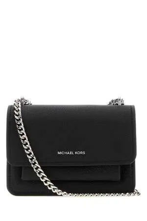 Michael Kors Mini Claire Leather Shoulder Handbag With Crossbody Strap