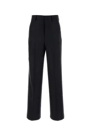 AMI Paris Midnight Wool Pant For - Blue