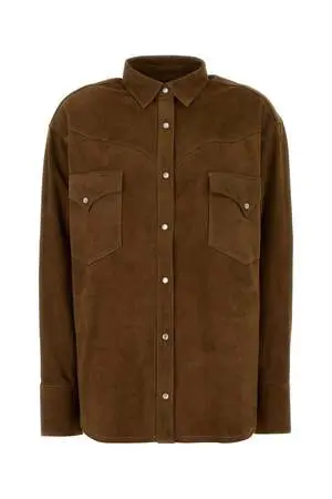 LOIS LOIS Suede Shirt Camel