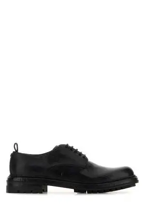 Dolce & Gabbana Calf Leather Lace-up Shoes - Black