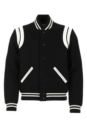 Saint Laurent Wool Blend Bomber Jacket